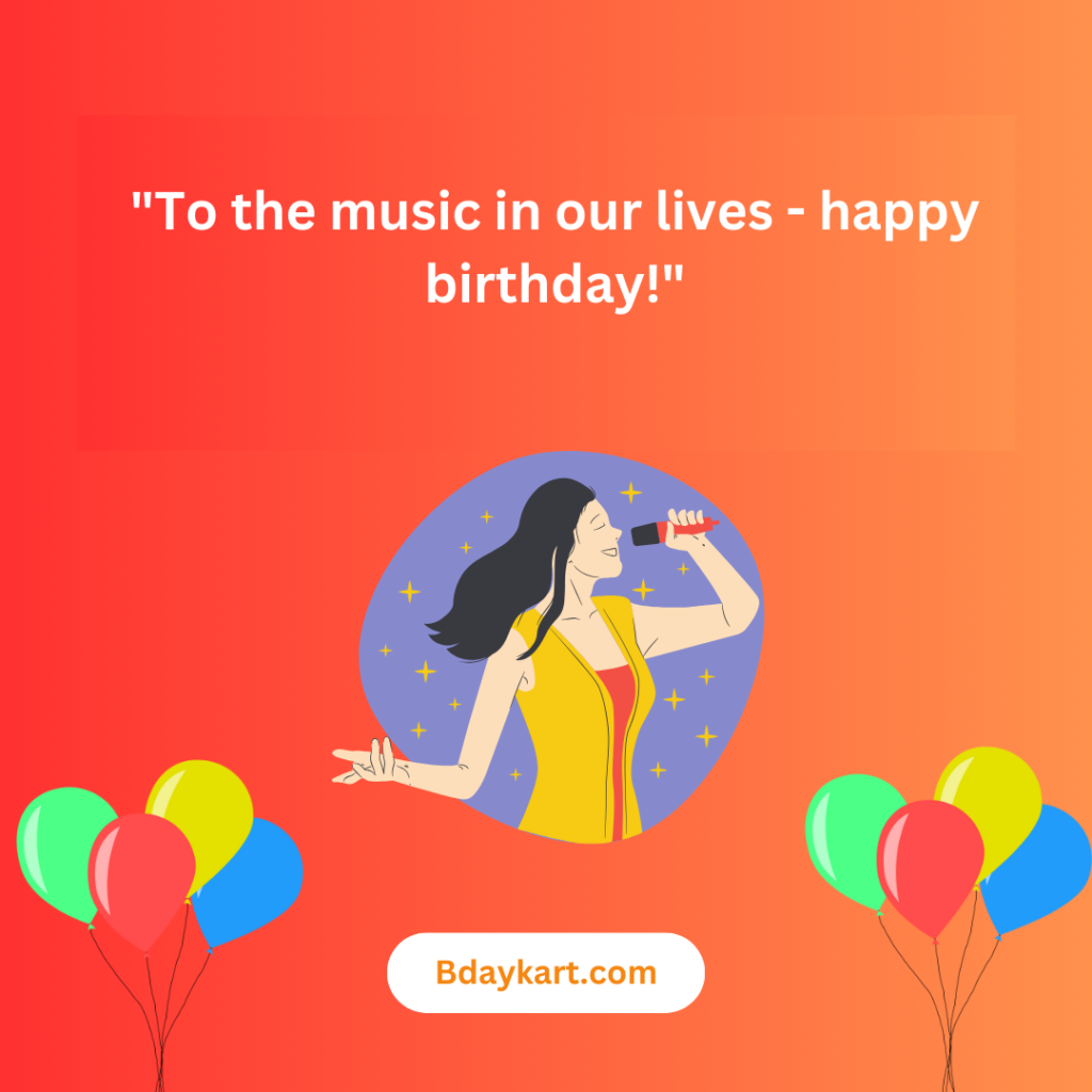 Happy Birthday Singer | 120+ Birthday Wishes for Singer - Bdaykart.com