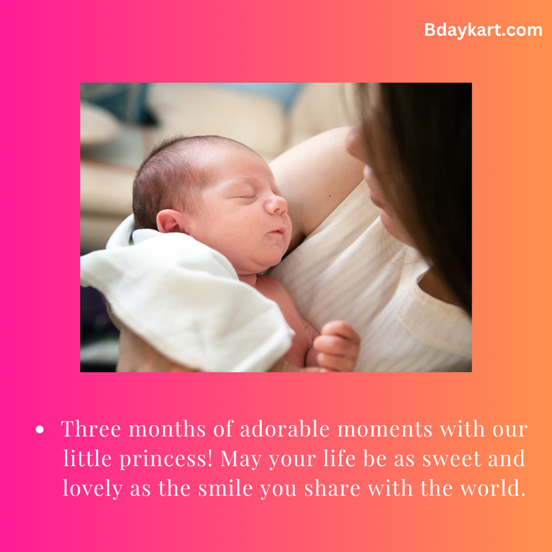 120+ Heartfelt 3 Month Birthday Wishes for Your Little Ones (Baby Boy ...