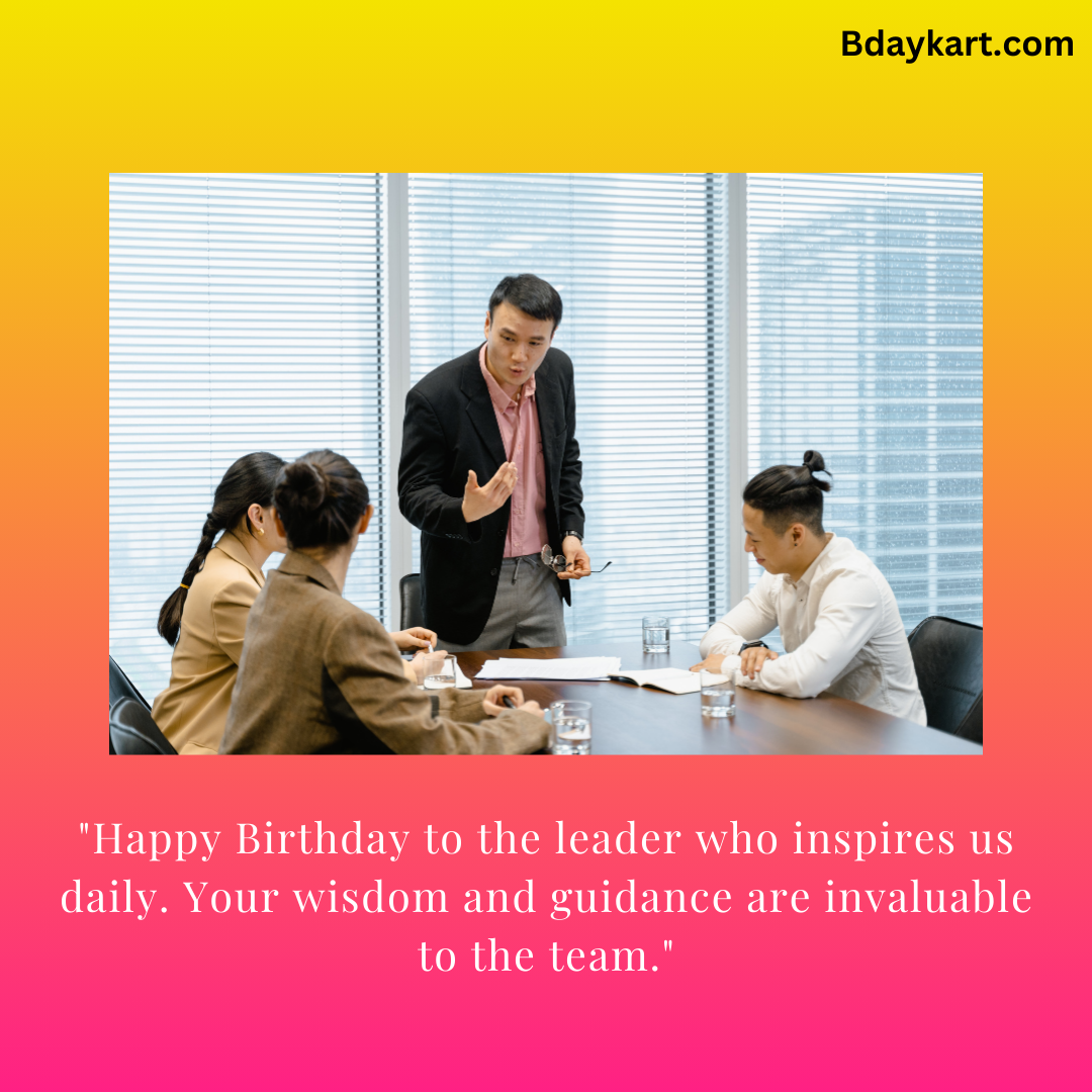 Heart Touching Birthday Wishes for Boss - Bdaykart.com