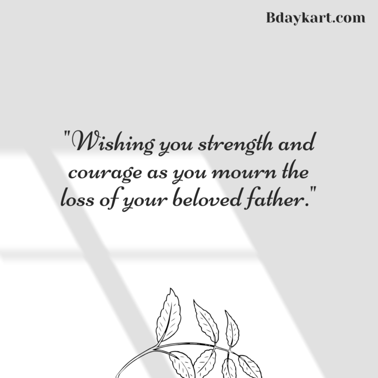 Sympathy Messages for the Loss of a Father - Bdaykart.com