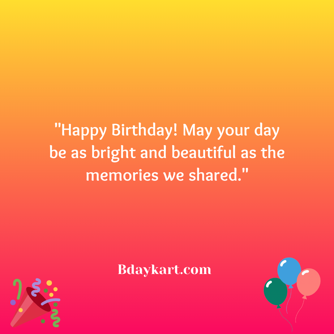 120 Birthday Wishes for Ex Girlfriend - Bdaykart.com