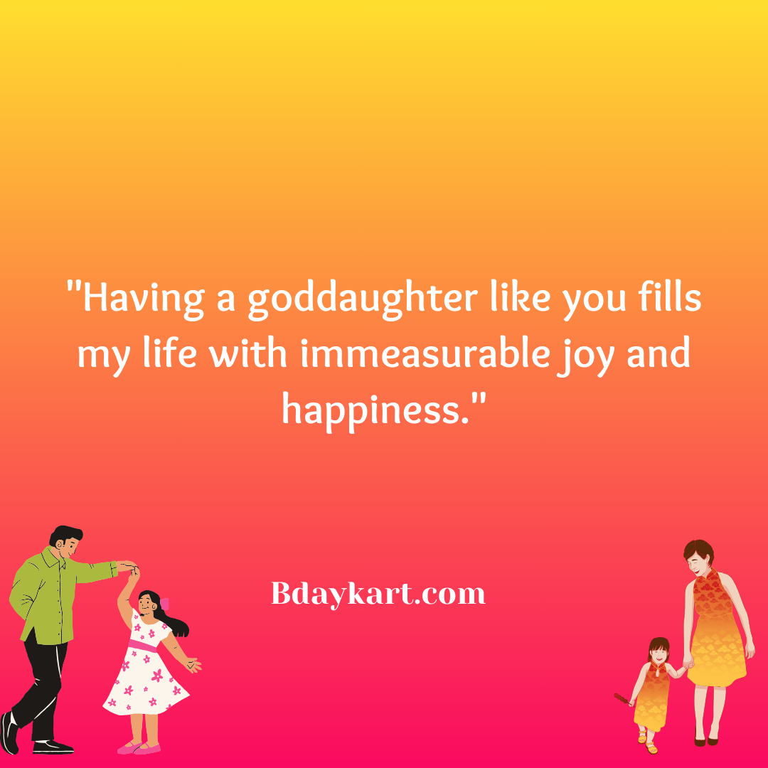 Beautiful Goddaughter Quotes - Bdaykart.com